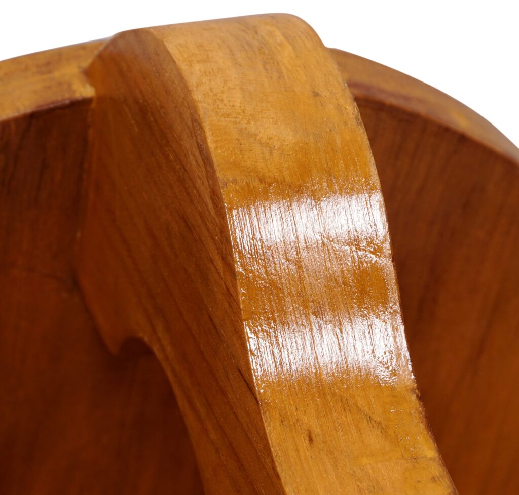 Wooden Hut – Multi-Purpose TEAK Three Legs Embedded (20Kg Capacity ...